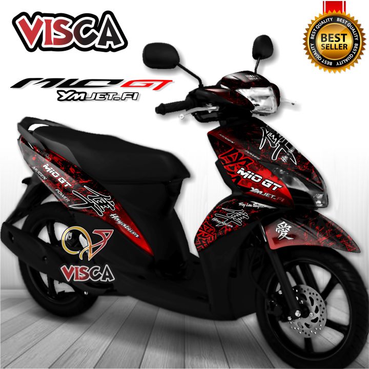 Decal Mio GT Full Body Stiker Mio GT Variasi Full Body Striping Mio GT ...