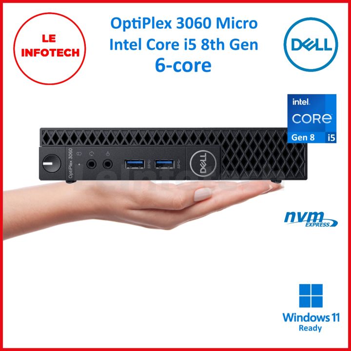DELL Optiplex 3060 Micro Desktop 6-Cores Intel i5/i7 Gen 8 RAM 8/16/32 ...