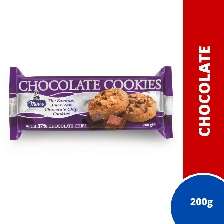 Merba Chocolate Cookies 200g | Lazada