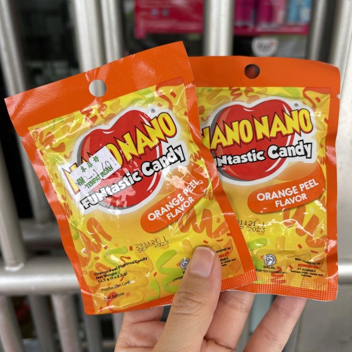 Nano Nano Funtastic Candy (Orange Peel Flavor) 12.5g | Lazada