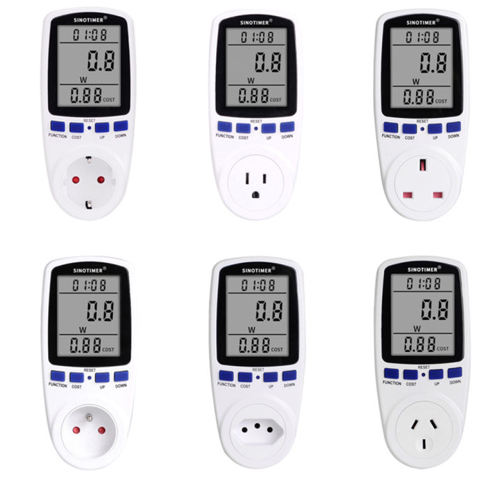 Electricity Monitoring Socket Voltage Wattmeter Power Consumption ...