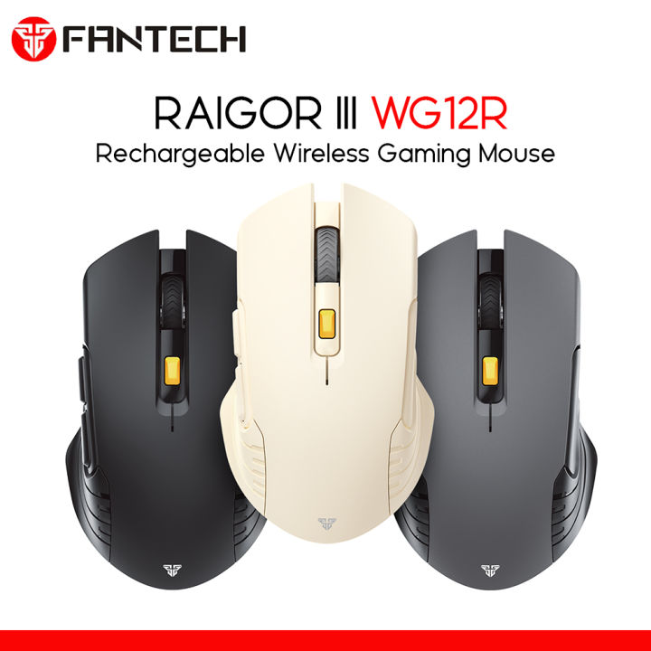 Fantech Gaming Mouse Raigor III WG12R with 2.4GHz Wireless Connection ...