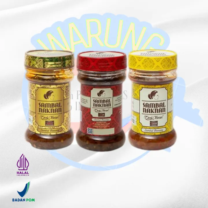 Indonesian Spicy Sambal Naknan Level Very Hot Chili 5 140g Authentic ...