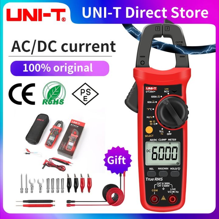 UNI-T Clamp Meter UT201 UT202 UT202A UT203 UT204 Plus Digital Tester ...