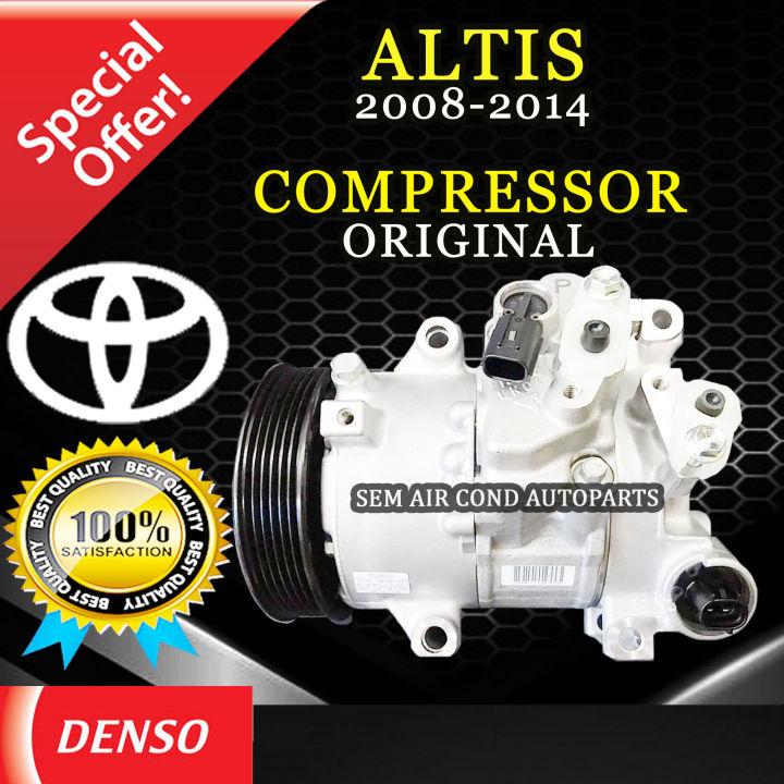TOYOTA ALTIS 2008-2014 YEAR 6PK TSE14C 2 SENSOR ORIGINAL DENSO ND ...