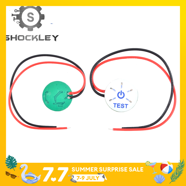 Shockley Battery Indicator 3.7V Electricity Indicator Meter DC Battery ...