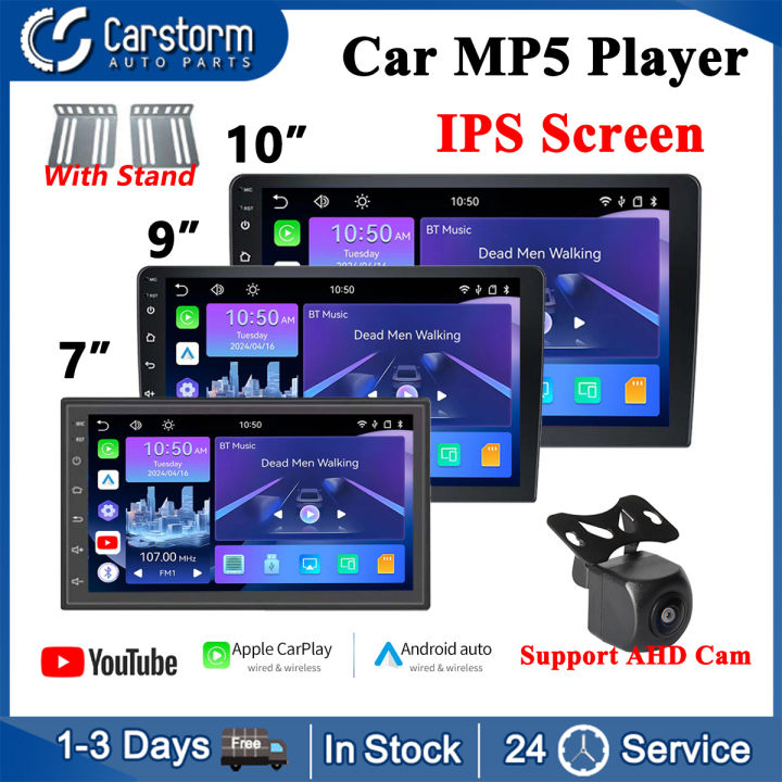 7″9″10″ Car Stereo MP5 Player IPS Screen Bluetooth Audio Support ...