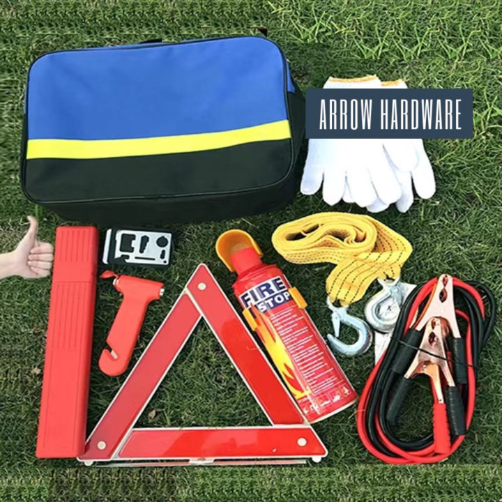 NEXA Car Emergency Kit 7pcs Outdoor Rescue First Aid Escape Fire ...