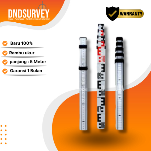 Rambu Ukur 5 Meter Waterpass Digital Theodolite | Lazada Indonesia