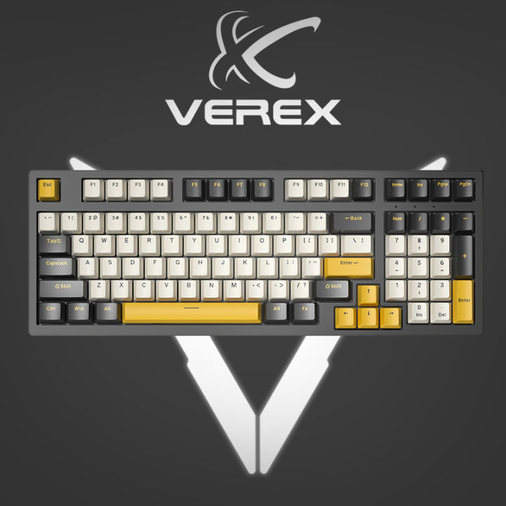 Verex KA01 Mechanical Wired Gaming Mechanical Gaming Keyboard 98 Keys ...