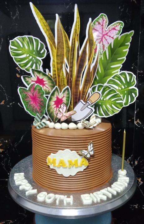 Plantita Theme Cake Topper (D2) | Lazada PH