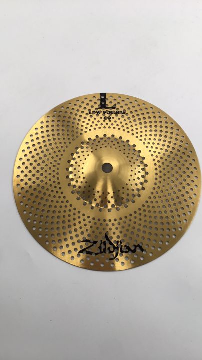 Silent cymbals gold matte mute 10-inch water cymbals drum performance ...