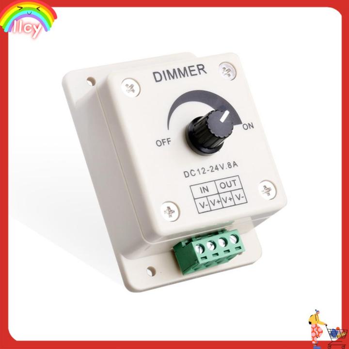 LLCY 12V/24V 8A/30A Controller Voltage Regulator LED Dimmer Switch ...