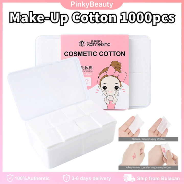 100pcs/1000pcs Make-Up Cotton 100% Cottons Facial Cleansing Cotton ...