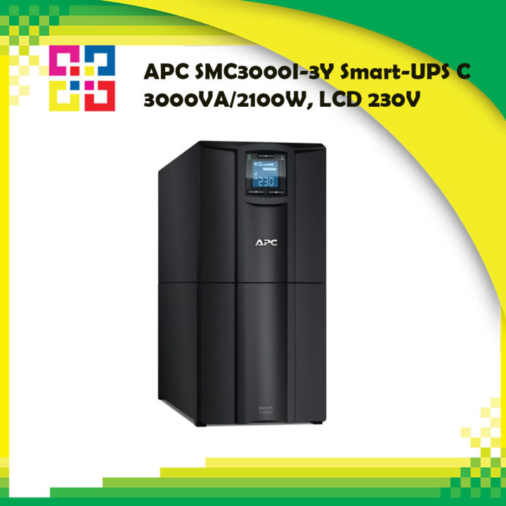 APC SMC3000I-3Y Smart-UPS C 3000VA/2100W, LCD 230V | Lazada.co.th