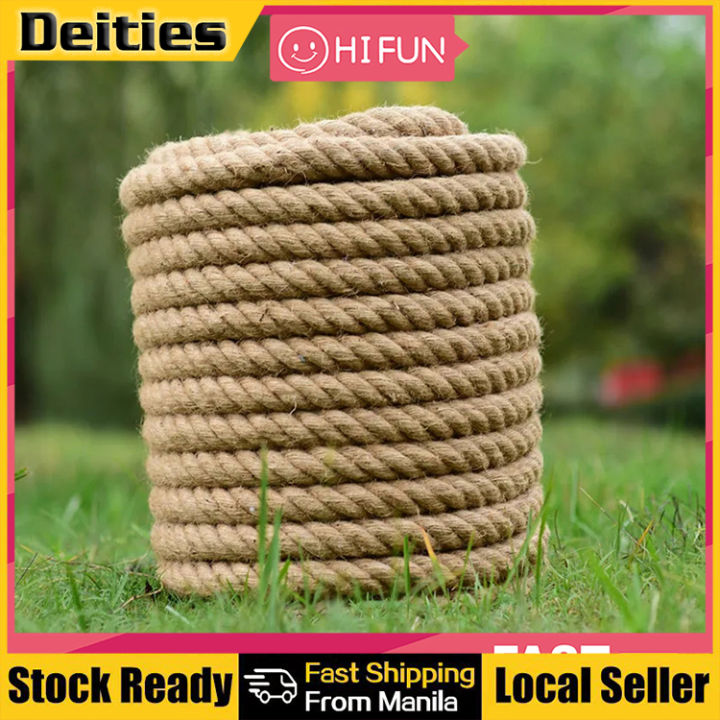 10 Meters Outdoor Indoor Strong Natural Brown Burlap Twine Jute Rope ...