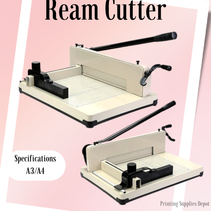 PSD - QUAFF Ream Cutter A4 / A3 Size Metal Body Heavy Duty Paper Cutter ...