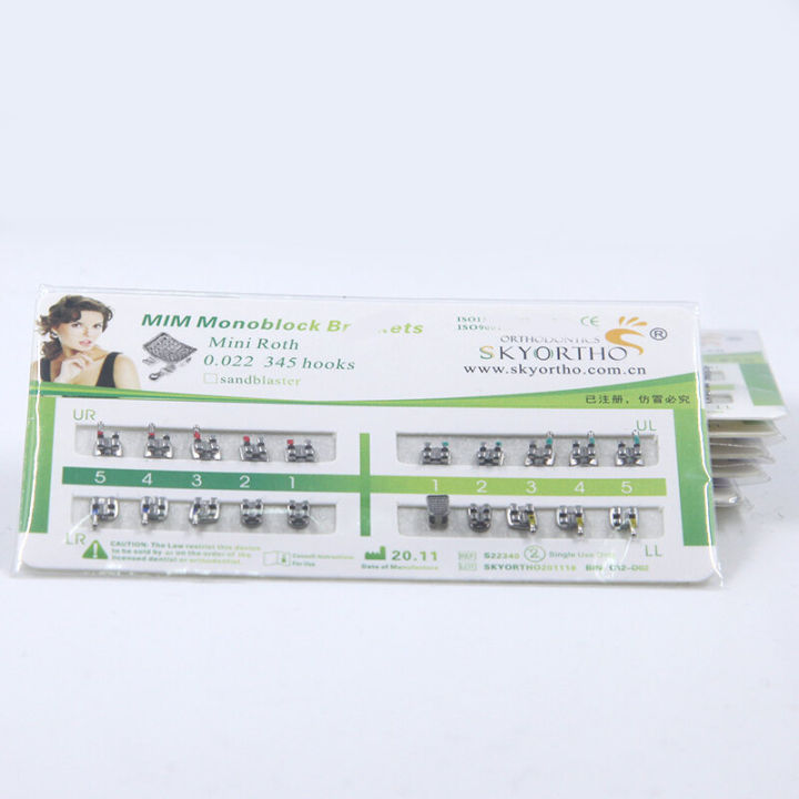 20 Packs/400pcs Mini Roth 345 hook 022 slot MIM monoblock oral | Lazada PH
