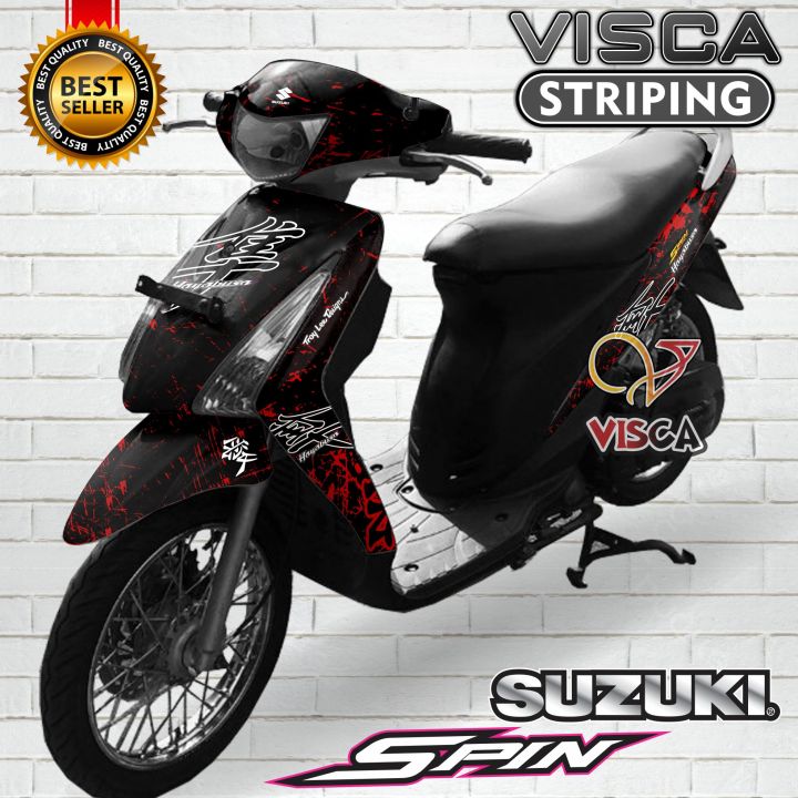 Stiker Striping Suzuki Spin 125 Full Body Variasi Hayabusa | Lazada ...