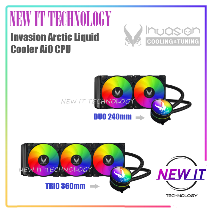 Invasion Arctic Liquid Cooler ( DARK-120|Single|Duo|Trio|YZ-240|YFT-360 ...