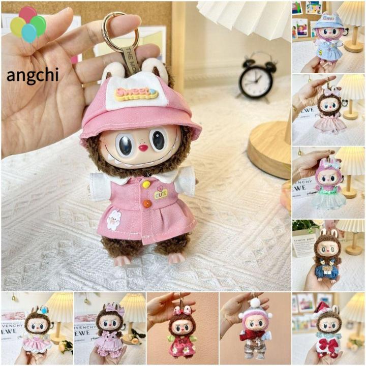 Angchi Labubu ตุ๊กตาลาบูบู้ ชุดลาบูบู้ ชุด ชุดตุ๊กตาลาบูบู้ ชุดเสื้อผ้า 1 Set เสื้อผ้าตุ๊กตาผ้า