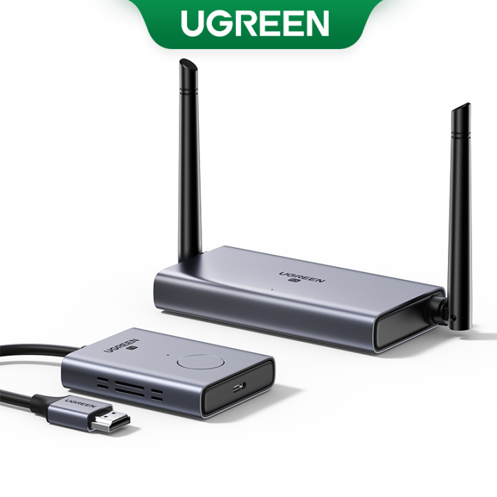 UGREEN 5G Wireless HDMI Extender with HDMI + VGA Port 50 Meters Long ...