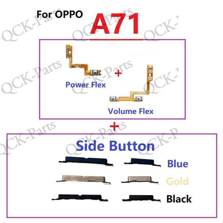 For OPPO A71 Switch Power ON OFF Key Mute Silent Volume Side Button Ribbon Flex Cable | Lazada PH