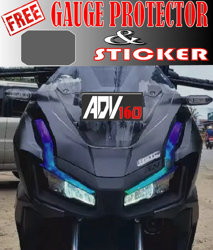HONDA ADV 160 KILAY TINT W/ FREE GAUGE PROTECTOR 3M FILM ADHESIEVE ...