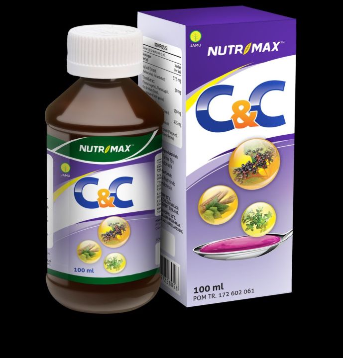 RH-NUTRIMAX C&C 100ML ORIGINAL/ OBAT BATUK DAN FLU ANAK DEWASA | Lazada ...