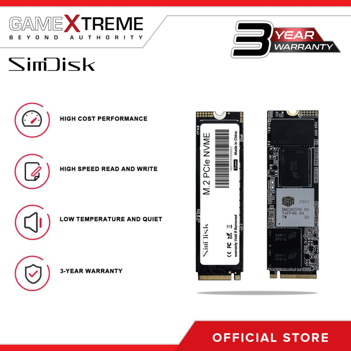 SimDisk M.2 SSD SATA | R900-NVMe 3.0 PCIe | 256GB/512GB/1TB Laptop PC ...