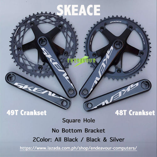 Skeace Crankset For Fixie Bicycle Ske Fixed Gear Bicycle Racing ...