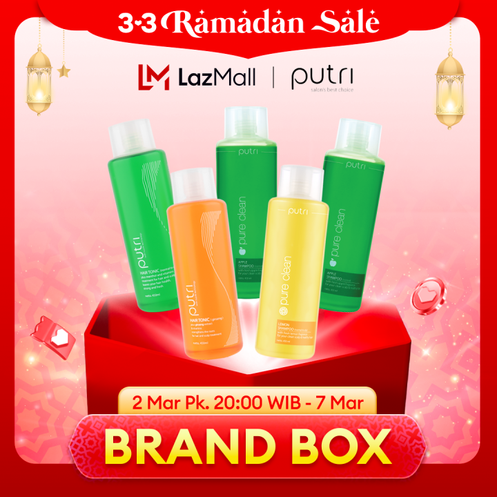 [Brand Box Lazada] Putri Hair Package Tonic and Shampoo 450ml | Lazada ...