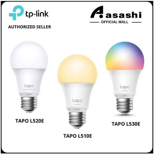 TP-Link Tapo L530E Smart WiFi Light Bulb , Multicolour/TP-Link Tapo L520E Smart WiFi Light Buld ...