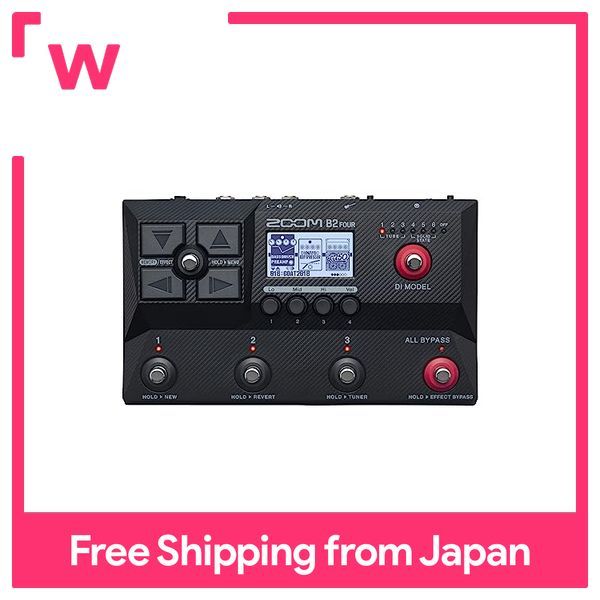 ZOOM Bass Effects & Amp Emulator with Multi-layer IR Function 2023 B2 ...