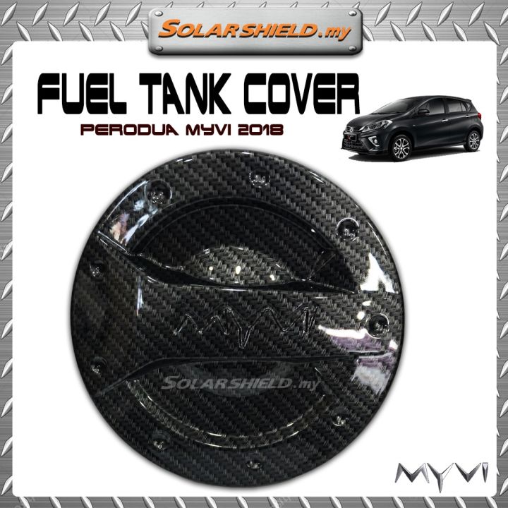 Perodua Myvi 2018-2021 Fuel Tank Cover Carbon Fibre | Lazada