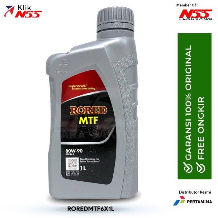 Oli Mobil Pertamina - RORED MTF SAE 80W-90 1L | Lazada Indonesia