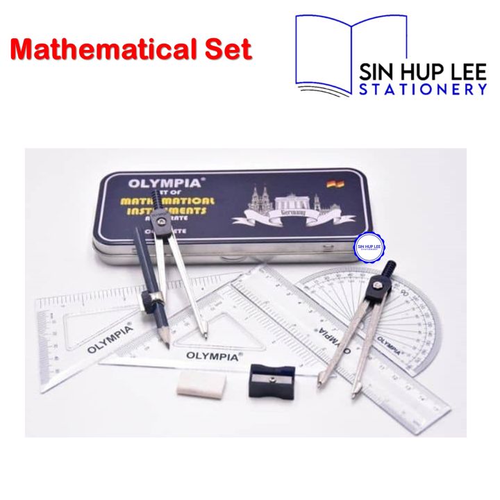 OLYMPIA Mathematical Set / Geometry Set / Compass Set / Geometri ...