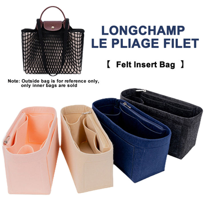 Felt Insert Bag for Longchamp LE PLIAGE FILET Top Handle Bag Makeup ...