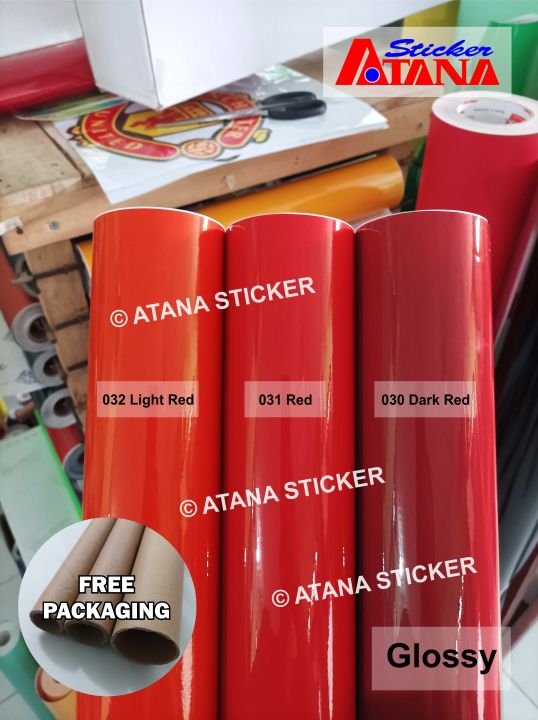 Skotlet Merah Glossy Muda Tua Darah Blood Cabai Light Dark Red Marun ...