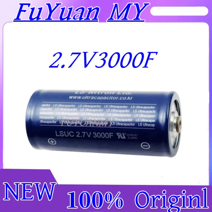 1 NEW2.7V3000F LSUC002R7C3000FEA Super Farad Capacitor Original 2.7V 3000F เครื่องเสียงรถยนต์รถ ...