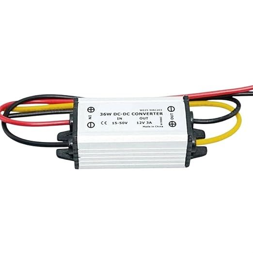 DC-DC Step Down Power Supply DC 24V 36V 48V 60V to 12V 3A DC DC Buck ...