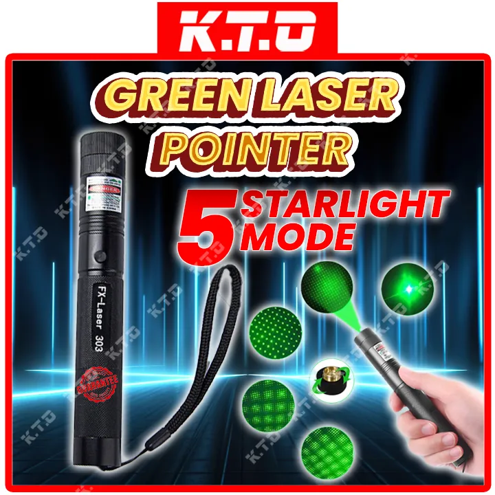 532nm 5mw 303 Green Laser Pointer Laser Pen Rechargeable Visible Beam ...