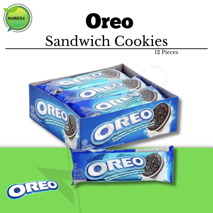 Original Flavor 12pcs Oreo Cookie Snack with Rich Cream Filling 170g ...