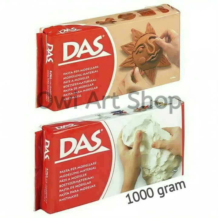 DAS Modelling Air Drying Clay - Tanah Liat 1000 gram - Das Clay ...
