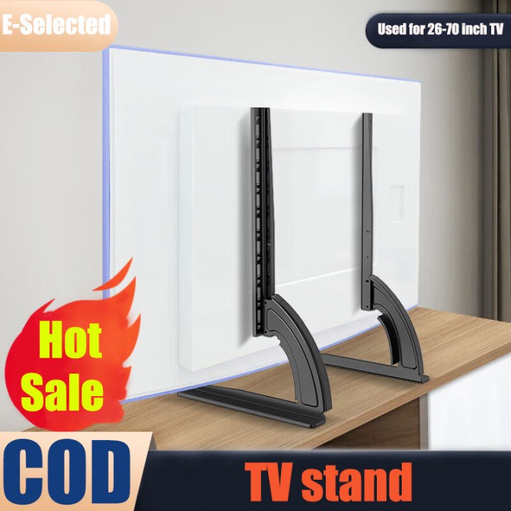 【Local delivery】TV Stand with Bracket Height Adjustable Hard Metal ...