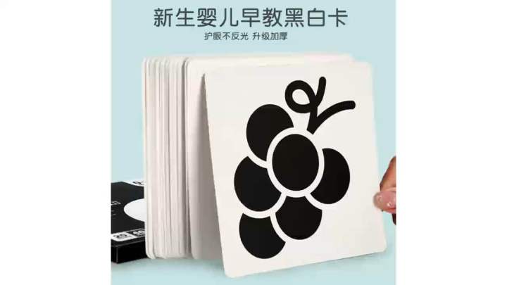 Baby Flashcard Sensory High Contrast Visual Stimulation Learning ...