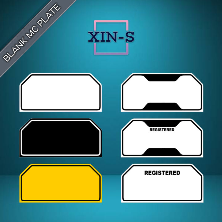 Blank Temporary Metal Plate FOR MOTOR | Lazada PH