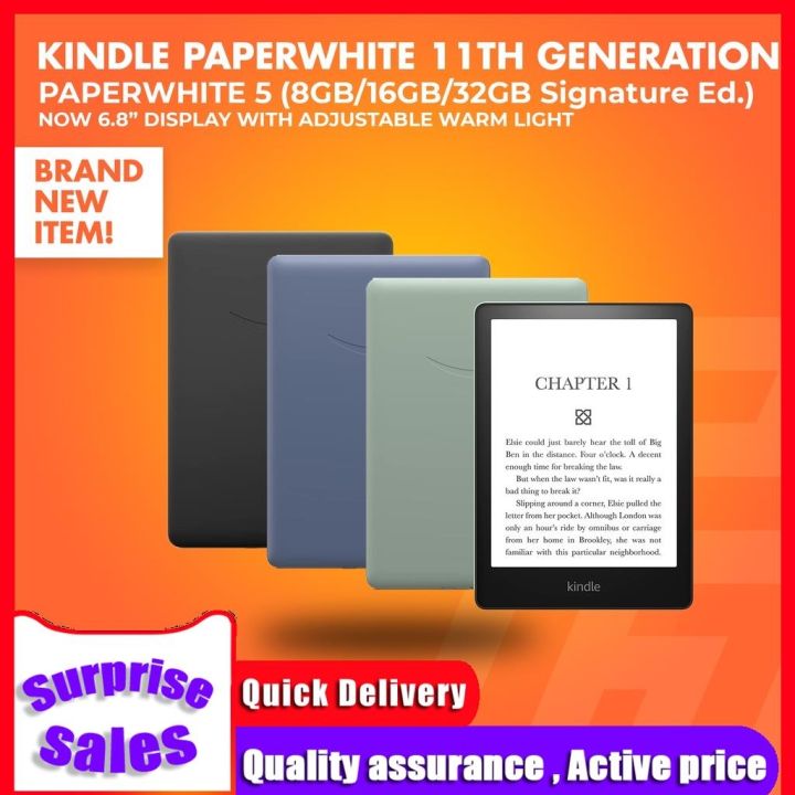 Kindle Paperwhite 11th Generation (Paperwhite 5) 8GB/16GB/32GB ...
