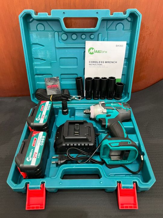 MAILTANK SH363 CORDLESS IMPACT WRENCH CORDLESS DRILL BRUSHLESS 21VOLT ...
