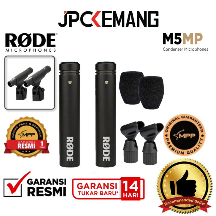 Rode M5MP / Microphone Rode M5 Matched Pair Condenser Mikrofon Kamera JPC KEMANG ORIGINAL ...